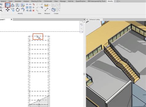 Stairs And Railings Layout And Design In Revit Adding Landings And