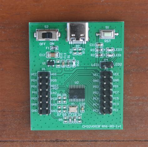 กิจกรรม Giveaway Week 2023 แจกบอร์ดพัฒนา Wch Ch32v003f4p6 Evt R0 Risc V Cnx Software