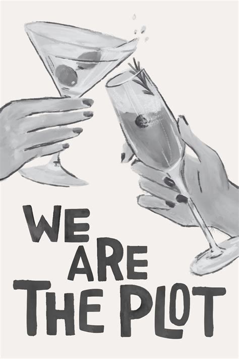 Vintage We Are The Plot Good For The Plot Pink Print Dorm Decor Bar
