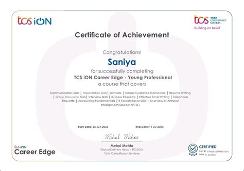 Saniya Bhoyar On Linkedin Tcs Learningeveryday