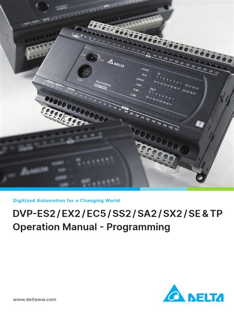 Delta Ia Plc Dvp Es2 Ex2 Ec5 Ss2 Sa2 Sx2 Se Tp Pm En 20231221 Pdf Computing Computer