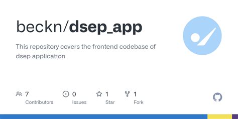 Github Beckndsepapp This Repository Covers The Frontend Codebase