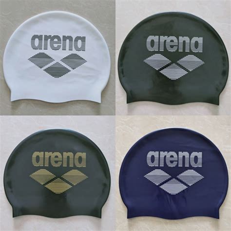 Arena หมวกว่ายน้ำชายและหญิง ซิลิโคน ใส่สบาย ผมยาว กันน้ำ กันหู อุปกรณ์ หมวกว่ายน้ำแฟชั่น
