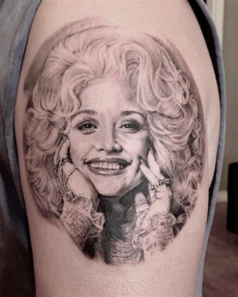 Dolly Parton Portrait Tattoos