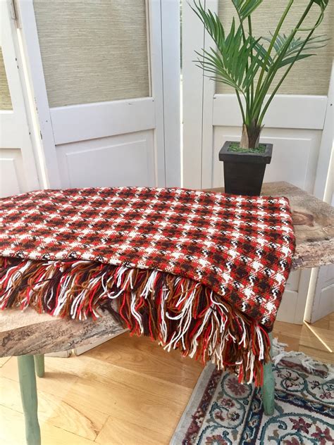 Vintage Pendleton Blanket Vintage Wool Blanket Vintage Fall Colors Blanket Vintage Pendleton
