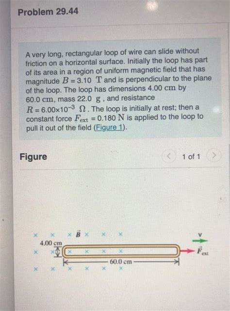 Solved Problem 2944 A Very Long Rectangular Loop Of Wire