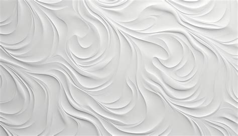 Premium Photo Minimalistic And Clean White Monochrome Wave Texture Pattern Background With
