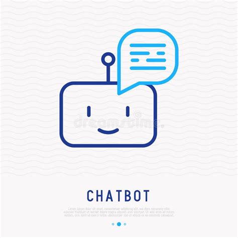 Chatbot Icon Cute Smiling Robot Chat Bot Say Hivector Modern Flat Cartoon Character