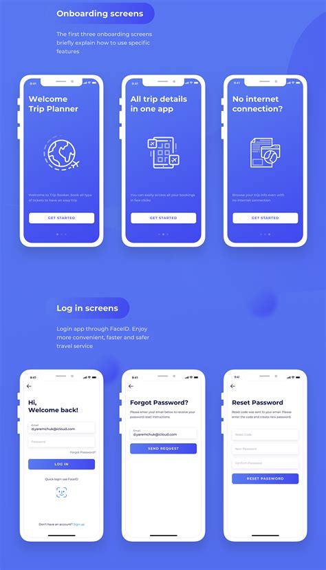 Trip Planner Mobile App On Behance