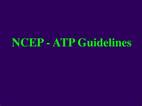 Ppt The Position Of Statins In The New Guideline Powerpoint
