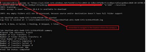 Download The Files In Azure Using Azcopy Stack Overflow