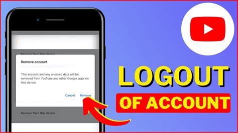 How To Logout Of YouTube Account On Mobile YouTube