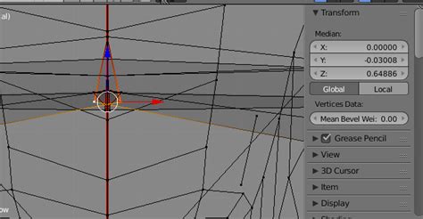 Modeling How To Set X Position To Selected Vertices Blender Stack