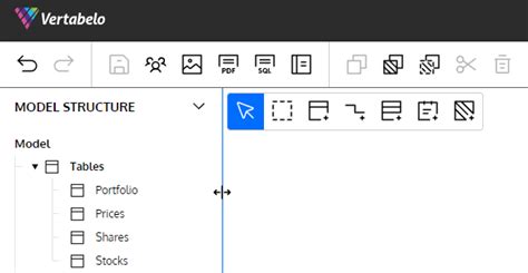 Working With Vertabelo Editor Features Vertabelo Database Modeler
