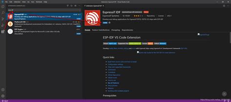 在 Vs Code 中安装 Esp Idf、新建项目vscode好惨的光头强 Gitcode 开源社区