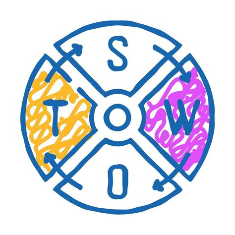 Swot Analysis Icon Doodle Illustration 49834383 Vector Art At Vecteezy