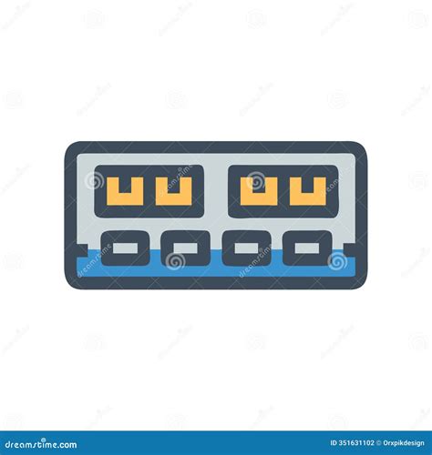 Ethernet Switch Technology Icon Stock Illustration Illustration Of