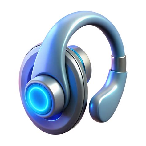 Striking Victorian Concept Art Style Isolated Cutout Of A Single Cybernetic Earpiece With