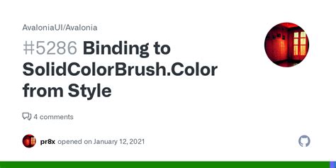 Binding To Solidcolorbrushcolor From Style · Issue 5286 · Avaloniaui