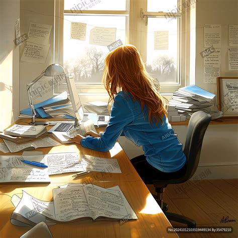 Ai创作图韩国女性失量插画 手绘清纯女孩生活场景 上班族女性插画 知性白领插画 手绘学习场景 女学生唯美插画 窗下读书剪影 窗前读书剪影 美人