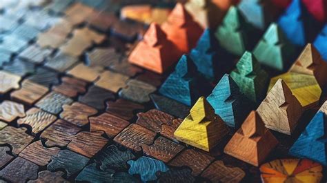 Premium Photo Human Resources Tangram Puzzle Generative Ai