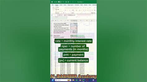 Future Value In Ms Excel Albasheeracademy Excel Exceltips Ashrafexcel Shortsvideos Youtube