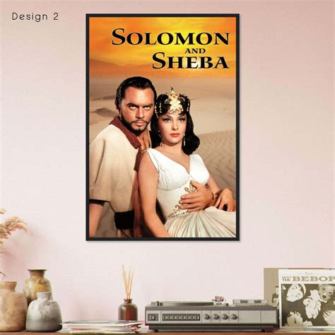 Solomon And Sheba 1959 Movie Poster Print Citiesbox