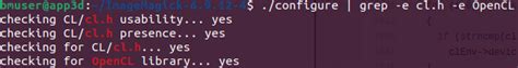 unable to configure opencl with imagemagick · imagemagick imagemagick