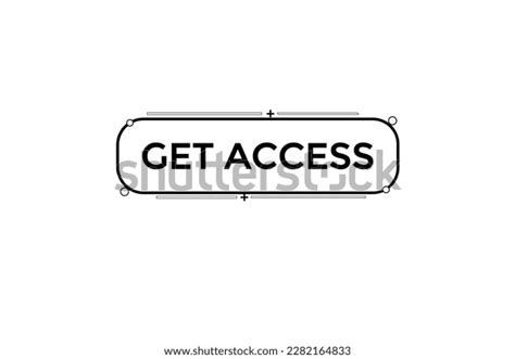 Get Access Vectorssign Label Bubble Speech Stock Vector Royalty Free
