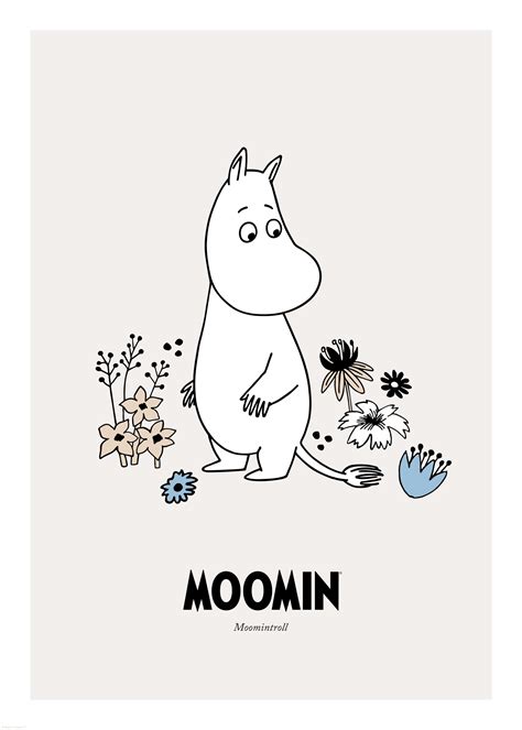 Mumin Mumintrollet Poster Med Mumin Karaktärer Poster Store Se