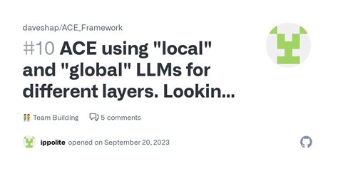 Ace Using Local And Global Llms For Different Layers Looking For A