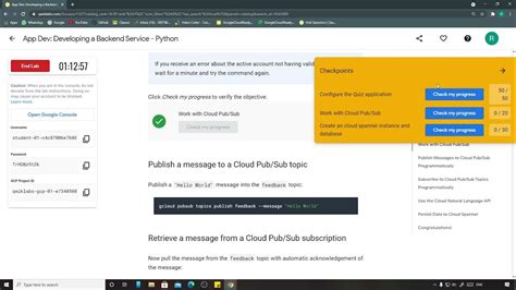App Dev Developing A Backend Service Python Qwiklabs Gsp187