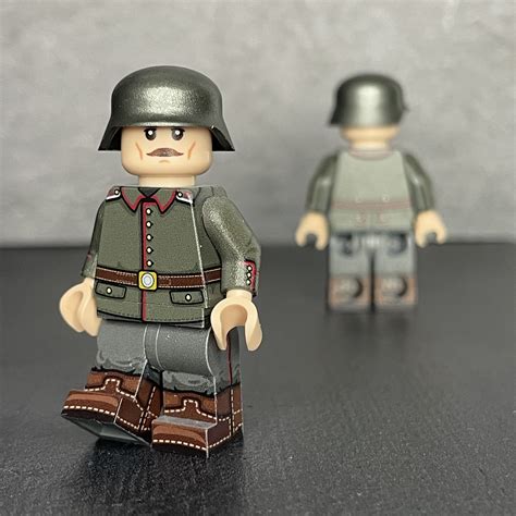 German Infantry V3 1 Ww1 Custom Printed Lego Military Minifigures Nevabrick