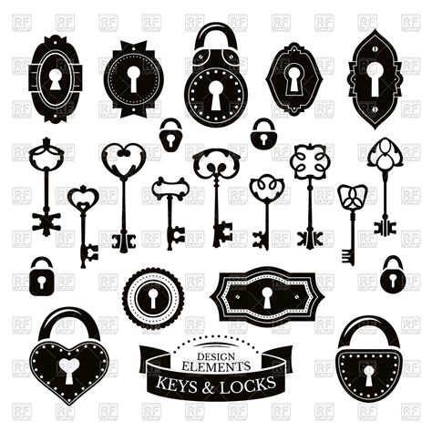 Lock And Key Vector At Collection Of Lock And Key