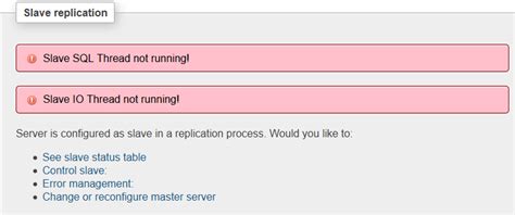Moodle Mysql Replication Using Phpmyadmin Lewis Carr Moodle Blog