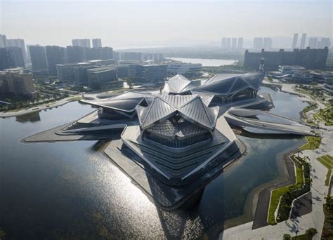 Zaha Hadid Architects Completes Zhuhai Jinwan Civic Art Centre In China