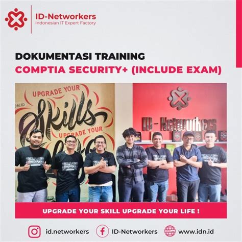 Training Comptia Security Include Exam Certification Id Networkers Idn Id