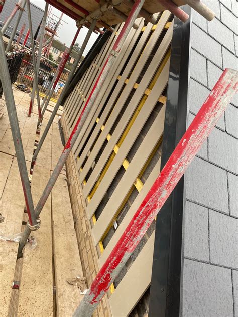 Rhys Lyons On Linkedin Hit And Miss Vertical Cladding To Gable End For
