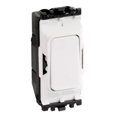 MK K WHI Grid Plus A Way Double Pole Grid Switch Module Go Sparky