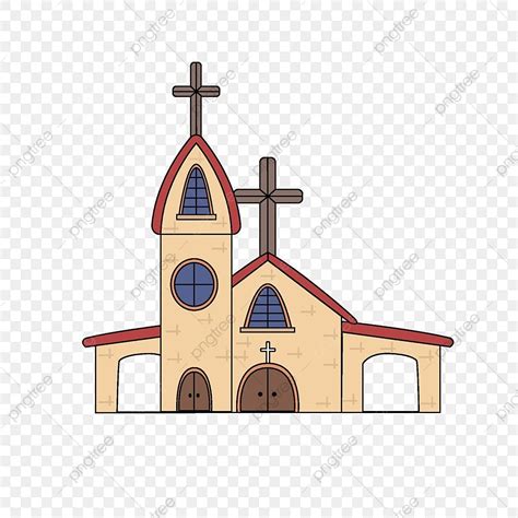 Gambar Kartun Kartun Gereja Dengan Menara Di Atas Clipart Pokok Vektor Porn Sex Picture