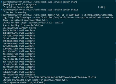 플레이데이터 5월 24일 수업dockerdocker Compose에서 Airflow 실행하기