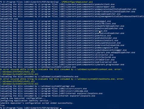 Psmconfigureapplockerxml Fails To Evaluate Non Existent Dlls Consumed By Conhostexe And