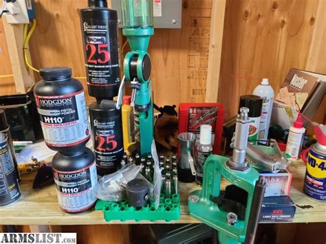 Armslist For Saletrade Rcbs Reloading Set Up Including Powder