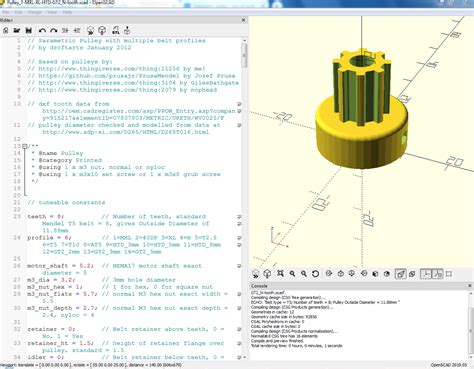 การสรางเฟองสำหรบ Robot arm