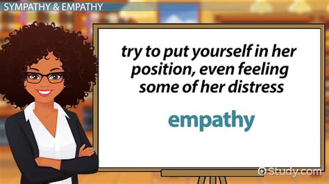 Empathy Vs Sympathy Definition Differences Examples Video Study Com