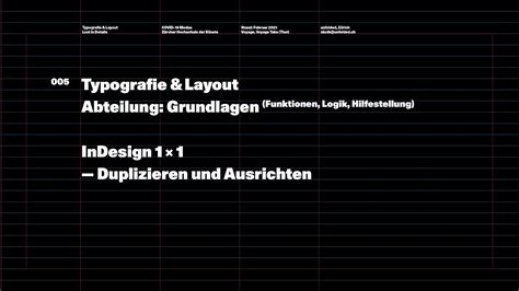 Indesign Duplizieren Und Ausrichten Web Design Tutorials