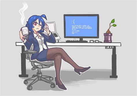 Blue Screen Of Death Danbooru