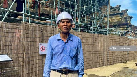 អ្នកជំនាញខ្មែរ កូរ៉េ សស្រាក់រួមគ្នាជួសជុលជ្រុងឦសាននៃរួតបាកានអង្គរវត្ត