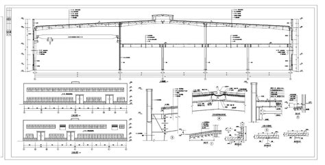 仿古马头墙头及披檐结构施工详图图纸 节点详图 土木在线