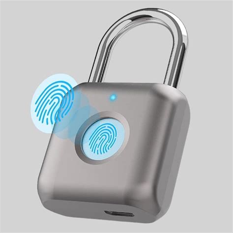 Fingerprint Padlock Wide Gadgets